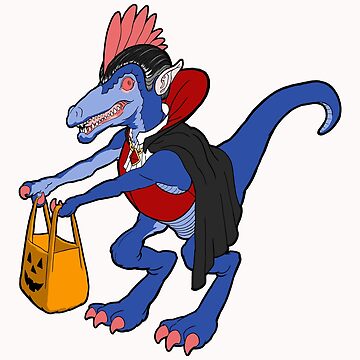 "Dracula Raptor - Vampire Dinosaur" Art Print for Sale by ...