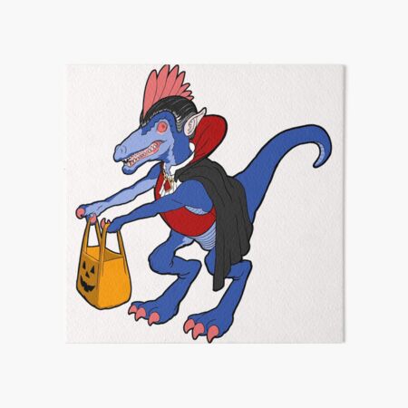 "Dracula Raptor - Vampire Dinosaur" Art Board Print for Sale by ...