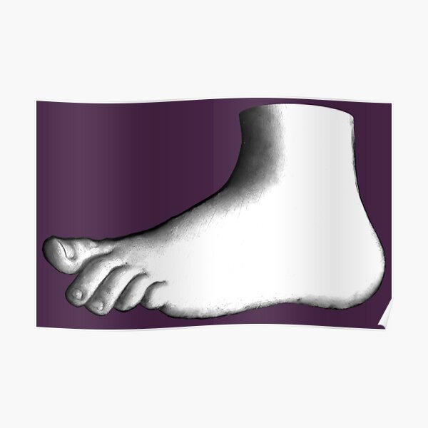 "Cupid's foot (aka Monty Python Foot)" Poster for Sale by ertxyz ...