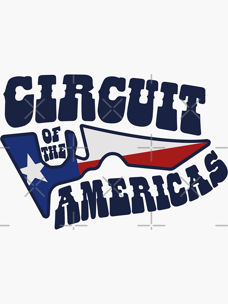 "Circuit of the Americas (CoTA) Austin, TX" Sticker for Sale by ...