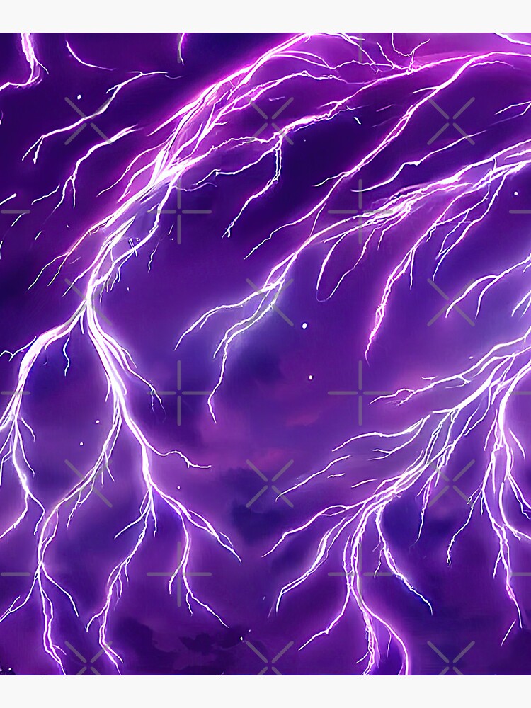 "Purple Lightning 4K wallpaper - Genshin Impact Symbol Element Electro Lightning - Inazuma" Tote ...
