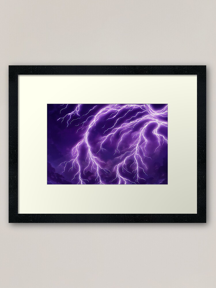"Purple Lightning Storm 4K wallpaper - Genshin Impact Symbol Element ...