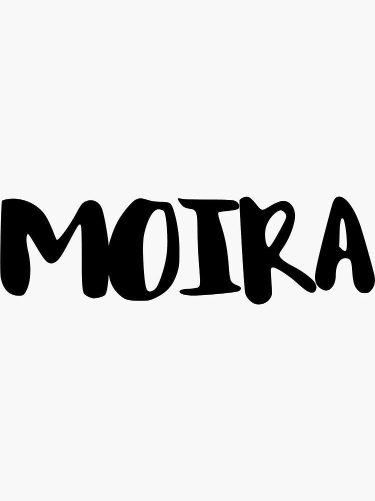 "MOIRA" Sticker for Sale by FTML | Redbubble