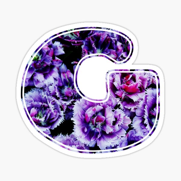 "Initial G" Sticker for Sale by Annatg | Redbubble