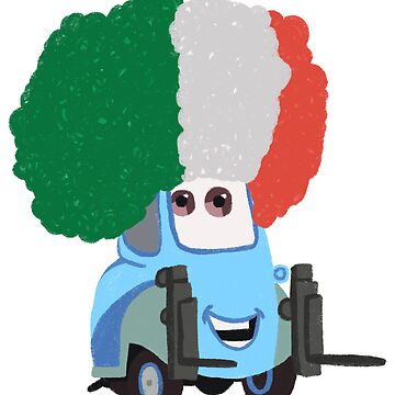 "Guido Cars Illustration" Sticker for Sale by elisanalon | Redbubble