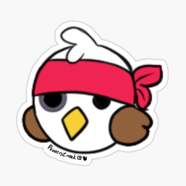 "Robbie the Stuffed Eagle " Sticker for Sale by Pepperstreak | Redbubble