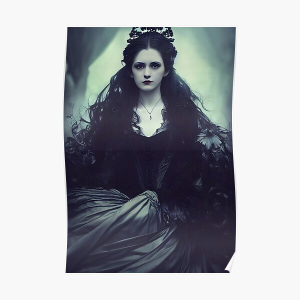 "Female Vampire" Poster for Sale by Juliascutecornr | Redbubble