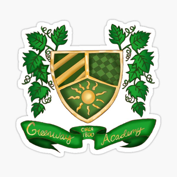 "Greenway Academy" Sticker for Sale by TwilightSystem | Redbubble