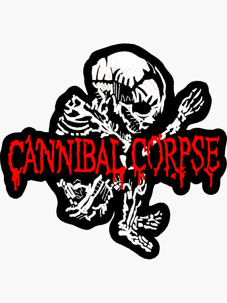 "cannibal corpse fans" Sticker for Sale by hillsearnest92 | Redbubble