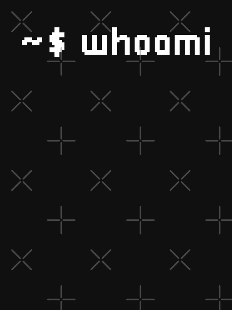 "whoami terminal command" T-shirt for Sale by typo-n-quotes | Redbubble ...