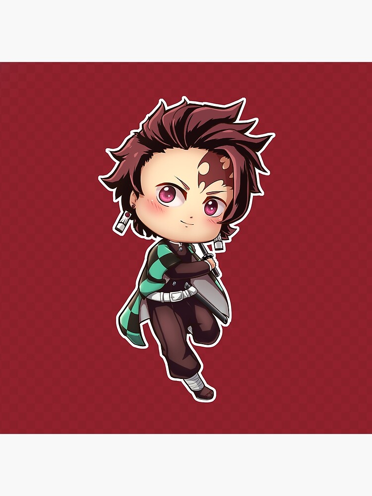 "Tanjiro Demon Slayer Chibi" Poster for Sale by yumikaitsu | Redbubble