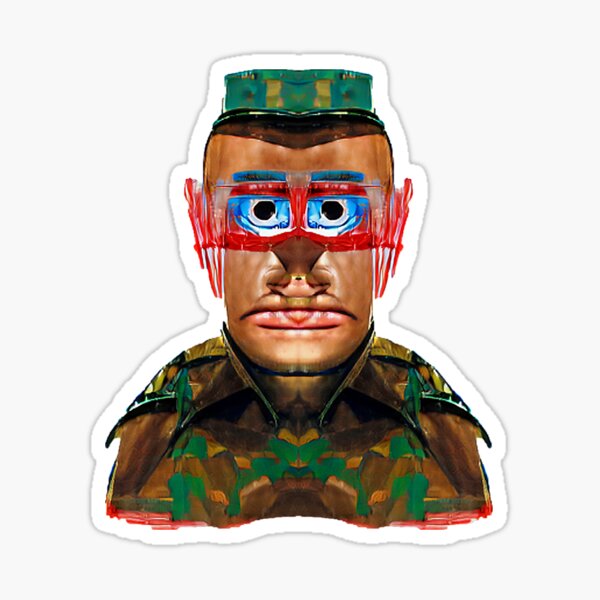 "Soldier" Sticker for Sale by Byterra-Artech | Redbubble