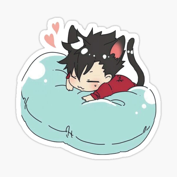 "Tetsurō Kuroo kawaii" Sticker for Sale by abdort | Redbubble
