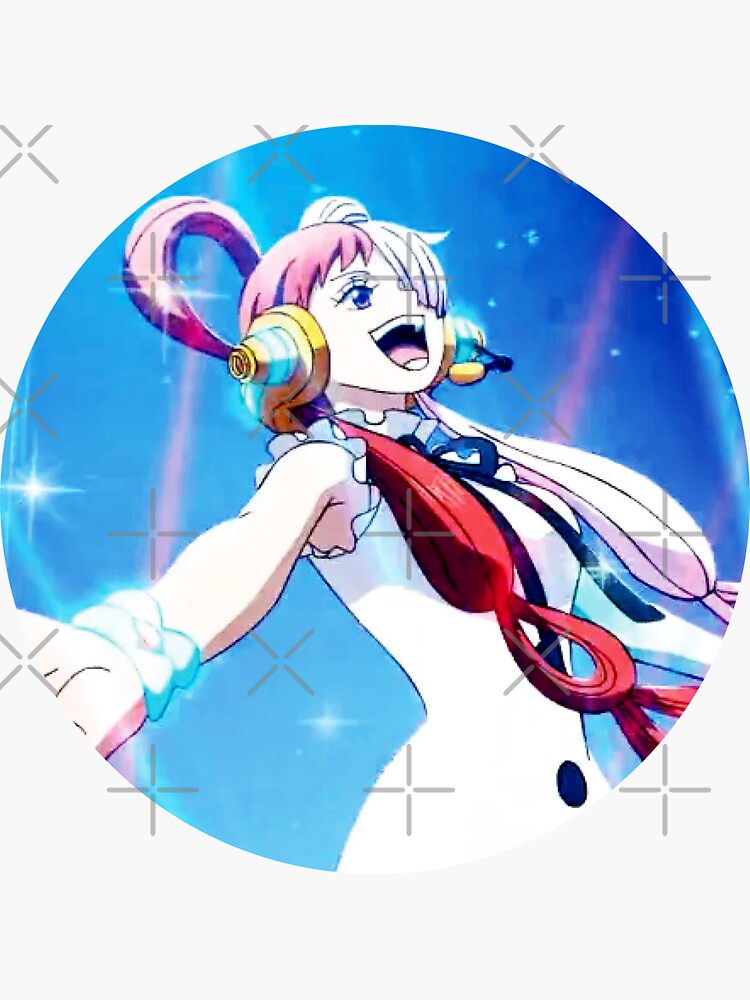"Uta from anime one piece" Sticker for Sale by Bouchranime | Redbubble