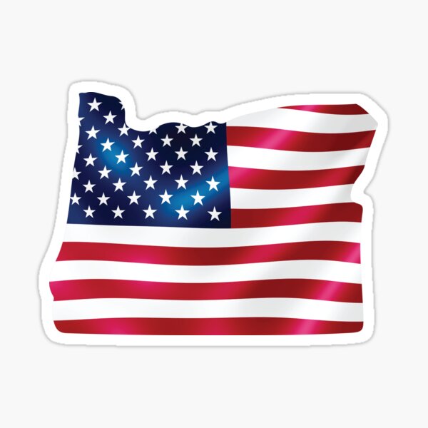 "Oregon sticker , Oregon state Sticker , Oregon map sticker" Sticker ...