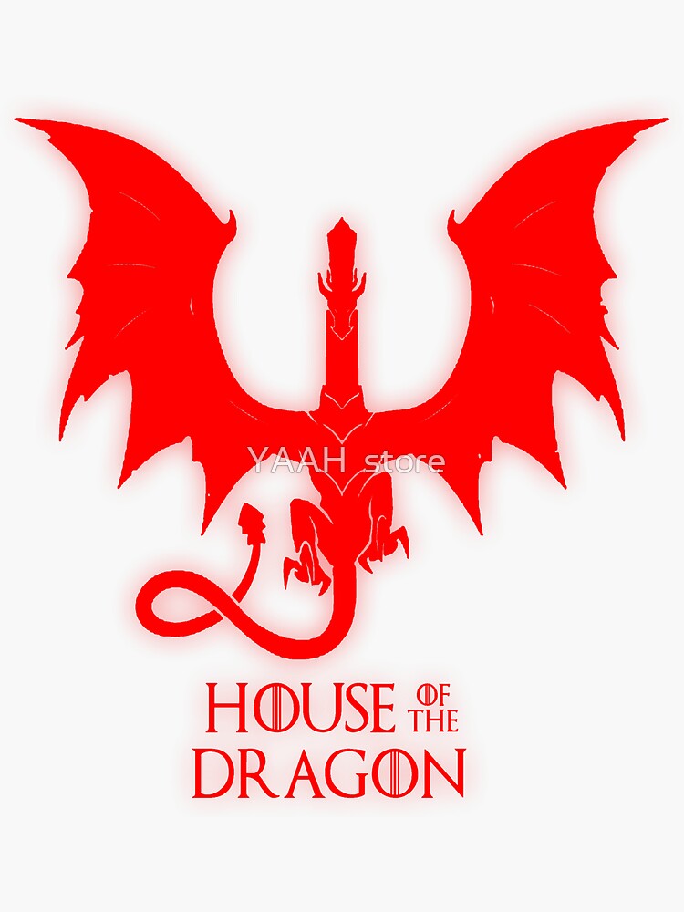 "Red Dragon War" Sticker for Sale by YASSINKE | Redbubble