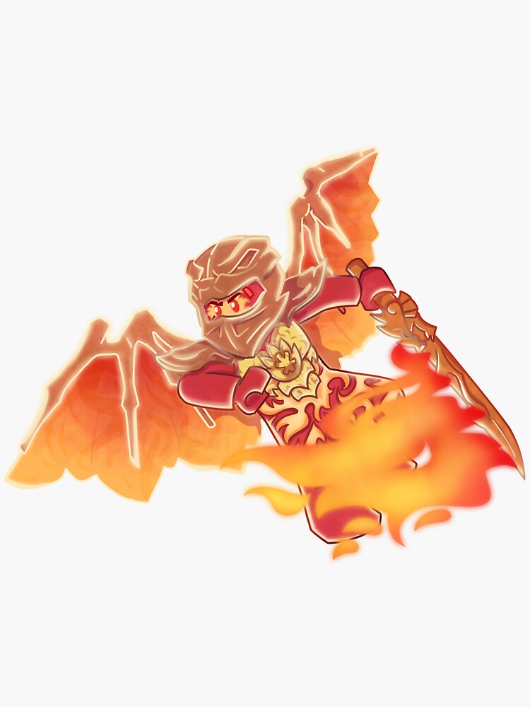 "Kai’s Dragon Form" Sticker for Sale by candydragonx- | Redbubble