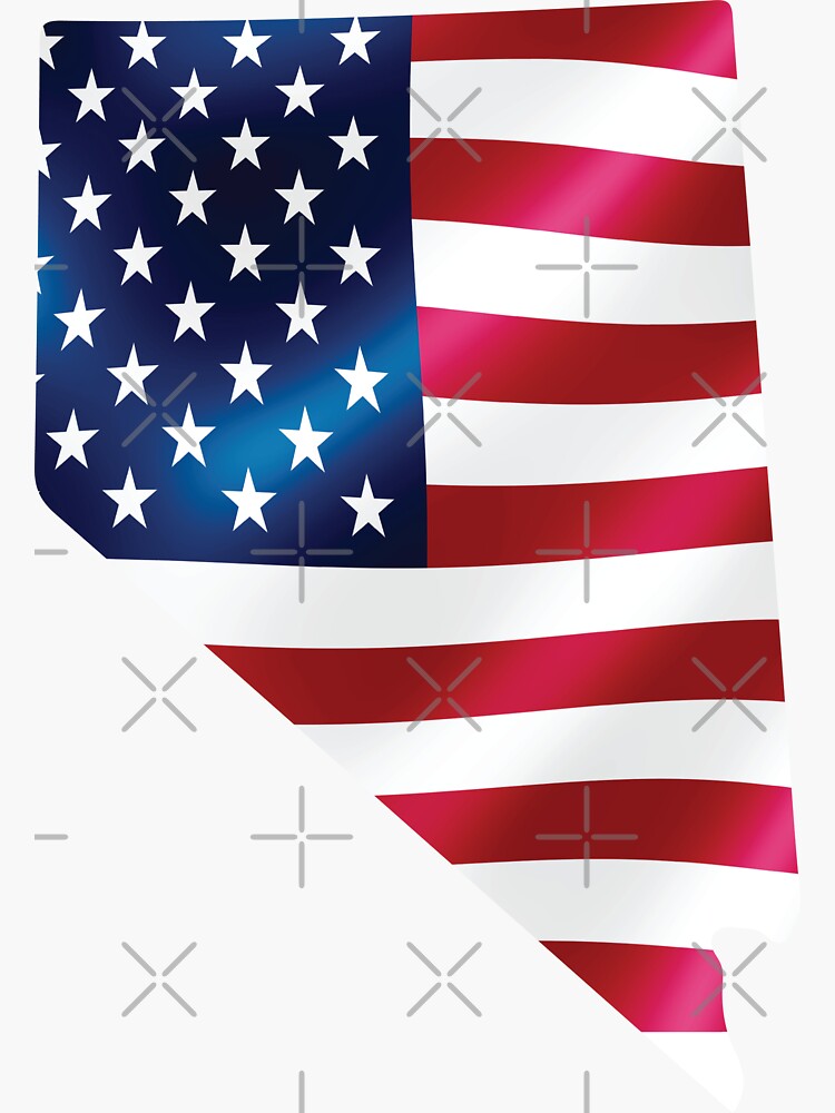 "Nevada sticker , Nevada state Sticker , Nevada map sticker" Sticker ...