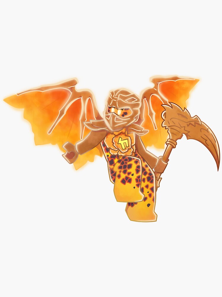 "Cole’s Dragon Form" Sticker for Sale by candydragonx- | Redbubble