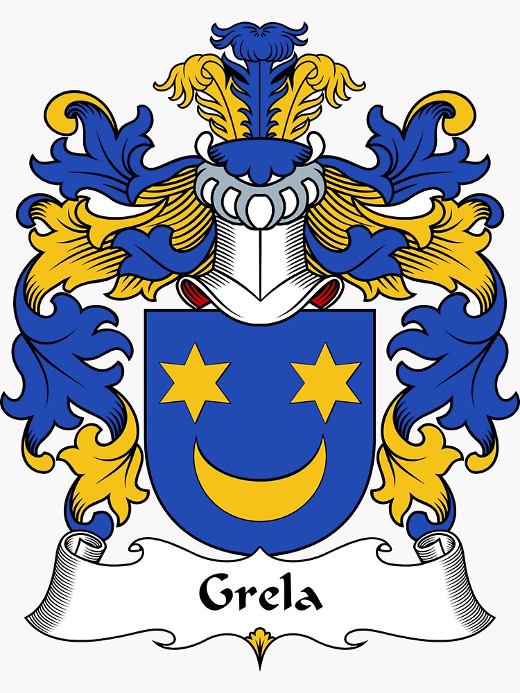 "Grela" Sticker for Sale by HaroldHeraldry | Redbubble