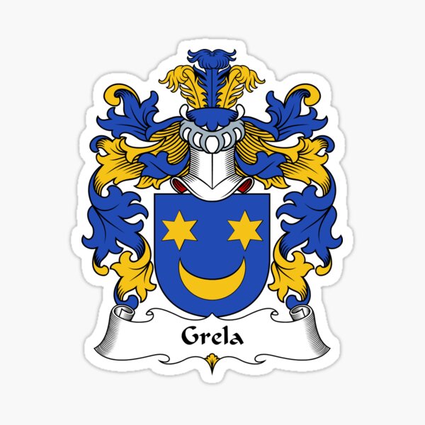 "Grela" Sticker for Sale by HaroldHeraldry | Redbubble