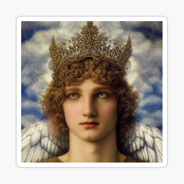 "Prince Angel Original Digital Art Design" Sticker for Sale by ...
