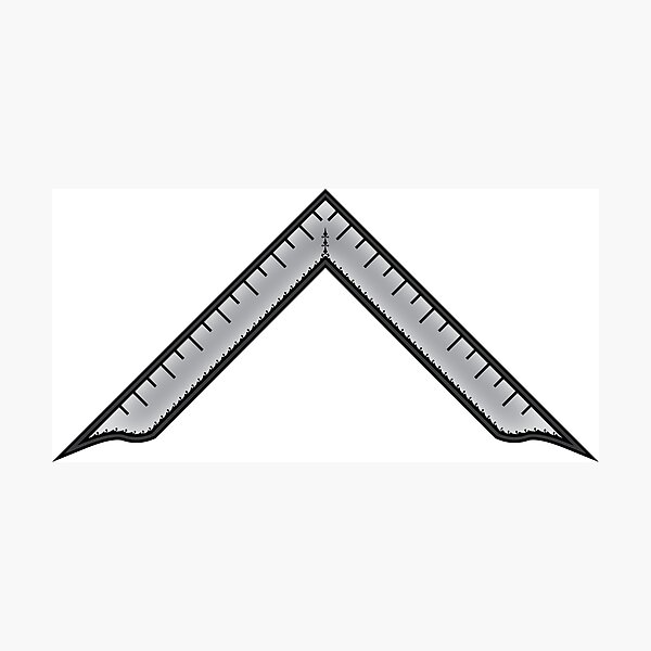 "Square symbol - Masonic symbol of Worshipful Master for Blue Lodge ...
