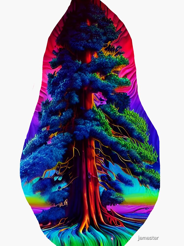 "Redwood Tree" Sticker for Sale by jamastar | Redbubble