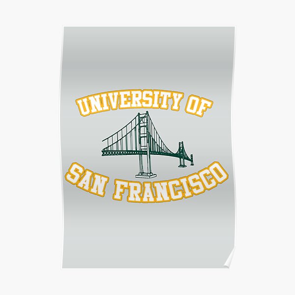 "University of San Francisco logo" Poster for Sale by TheArtExplorer ...