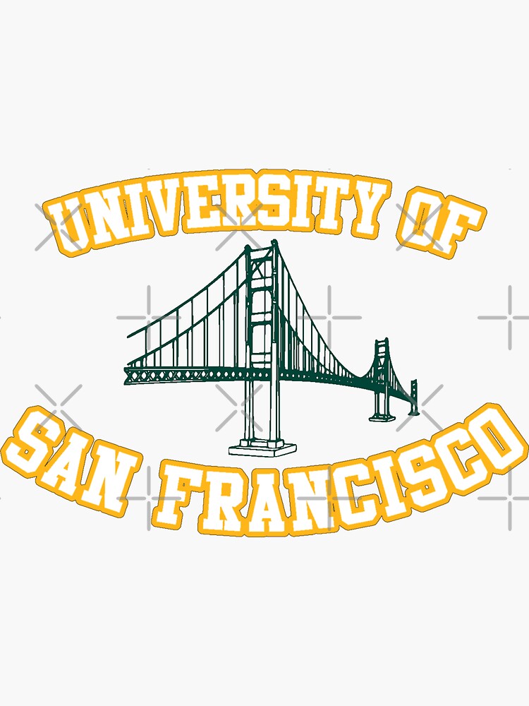 "University of San Francisco logo" Sticker for Sale by TheArtExplorer ...