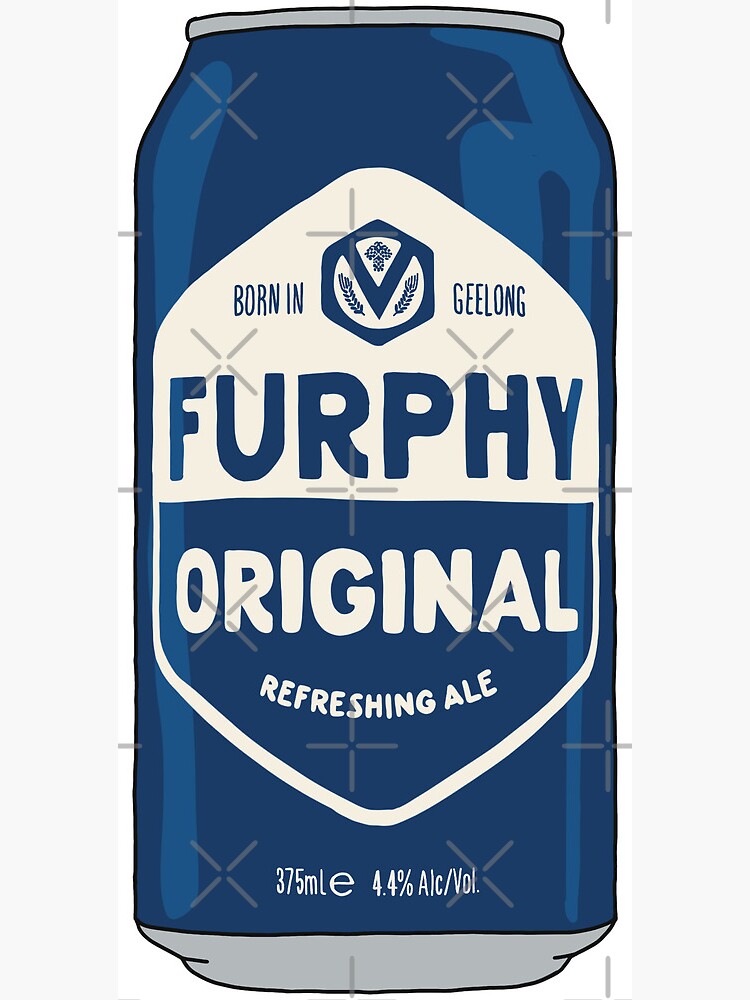 "Hand-drawn Furphy Original can" Framed Art Print for Sale by ...
