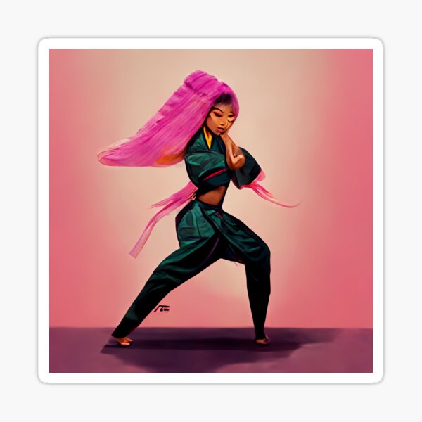 "Nicki the Ninja" Sticker for Sale by artemiscloud888 | Redbubble