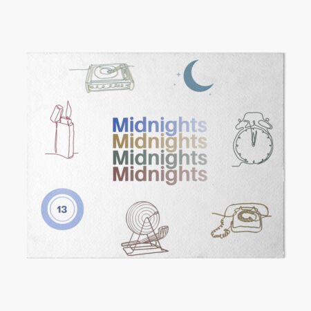 "Midnights Taylor Swift Pack" Art Board Print for Sale by alexandra755 ...