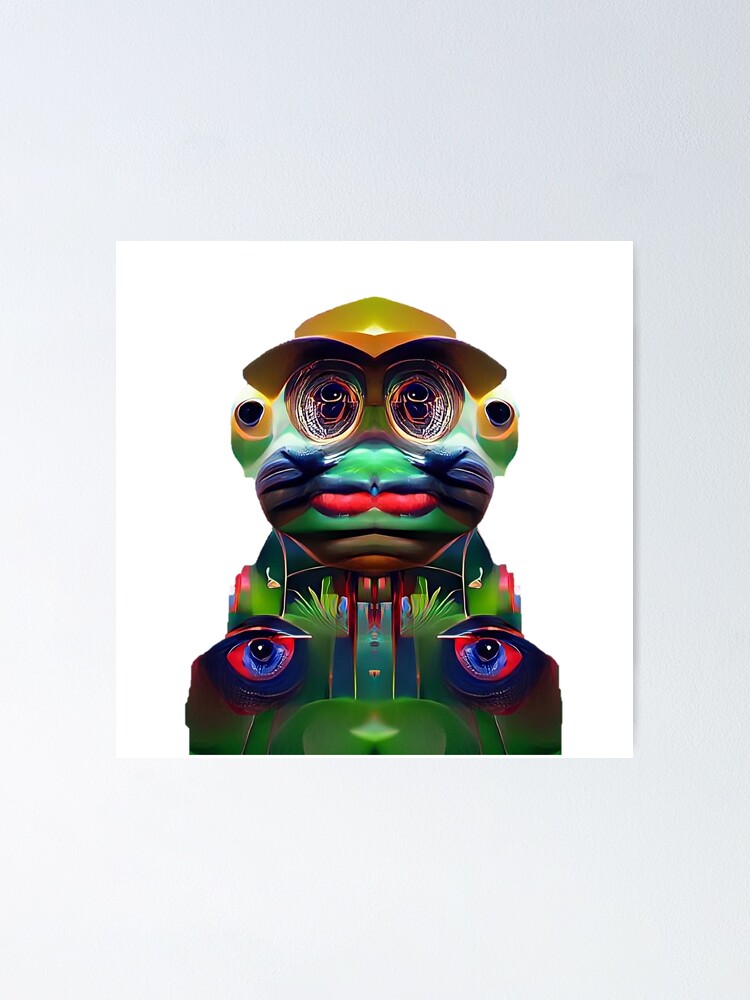"Pepe Builder" Poster for Sale by Byterra-Artech | Redbubble