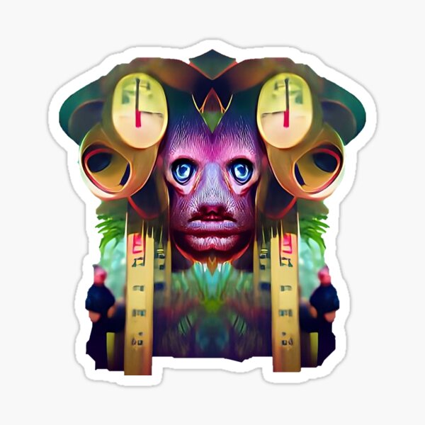"Jungle explorer" Sticker for Sale by Byterra-Artech | Redbubble