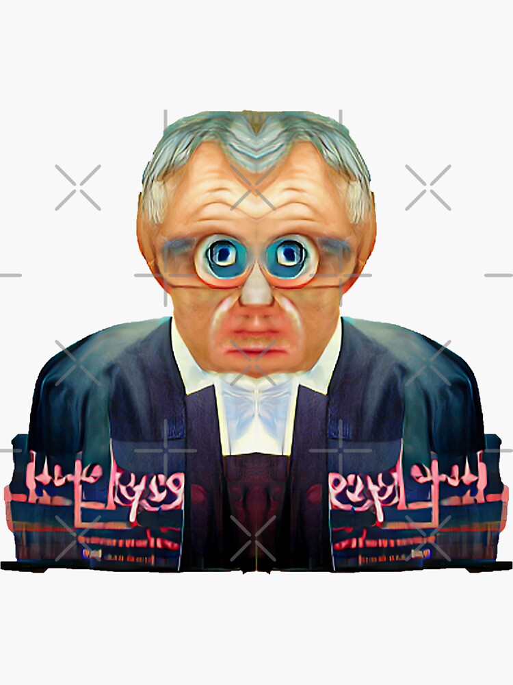 "Judge" Sticker for Sale by Byterra-Artech | Redbubble