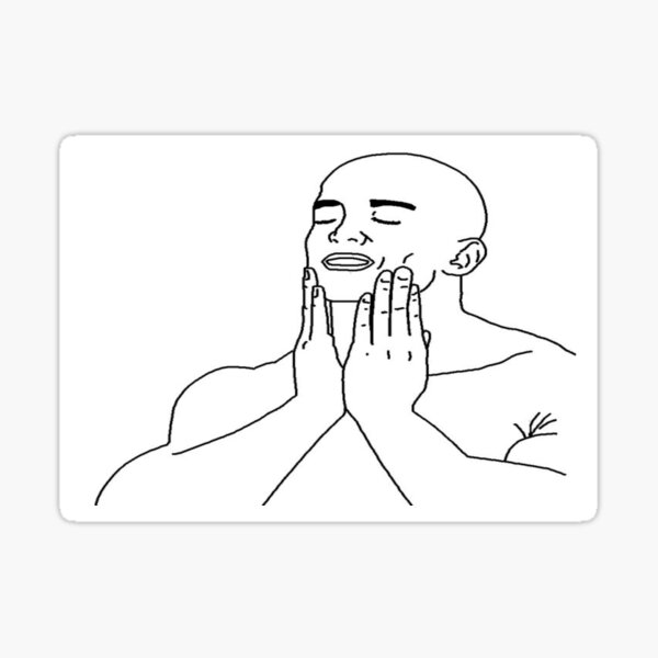 "Satisfaction meme" Sticker for Sale by ZINCO | Redbubble