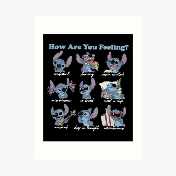"How are you feeling? - stitch and toothless" Art Print for Sale by ...
