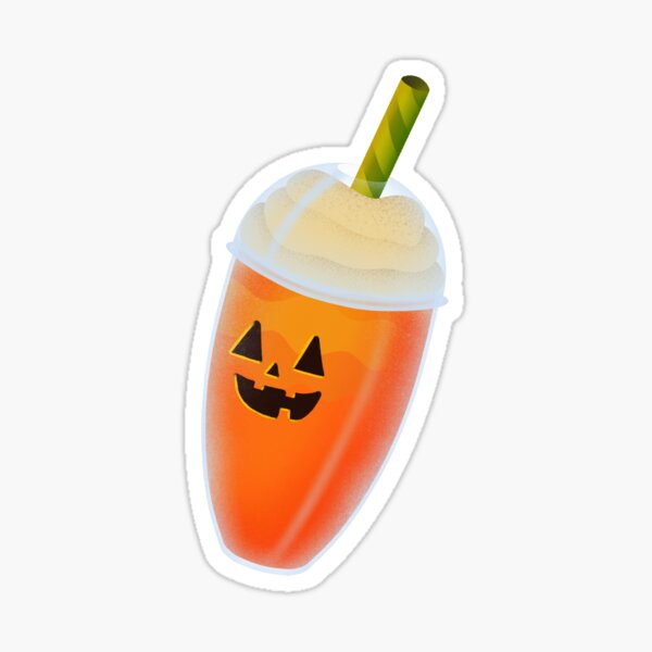 "Jack-o’-PSL" Sticker for Sale by JulesyValor | Redbubble