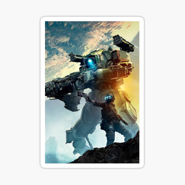 "Titanfall 2 Game HD Mobile Wallpaper" Sticker for Sale by mariecarly ...