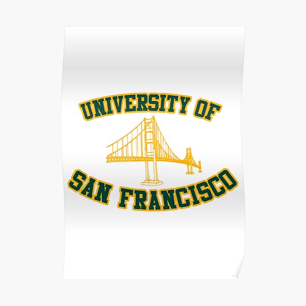 "University of San Francisco logo" Poster for Sale by TheArtExplorer ...