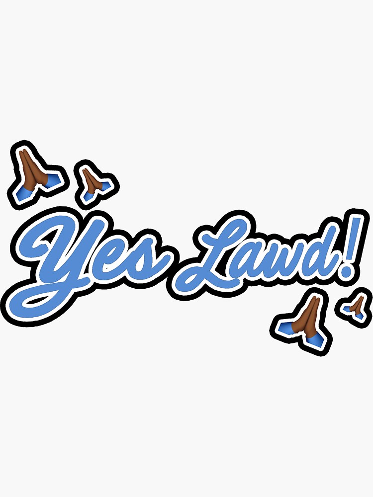 "Anderson Paak - YES LAWD!!" Sticker for Sale by delarivadesigns ...