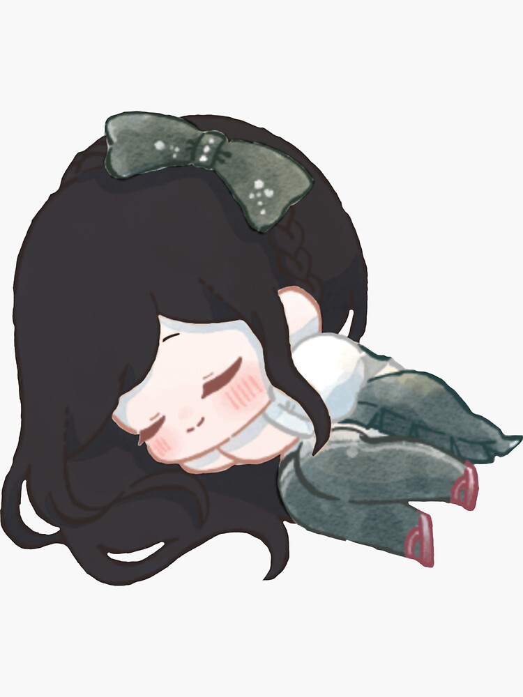 "Ravenhead Sleeping Sonia Nevermind Chibi" Sticker for Sale by ...