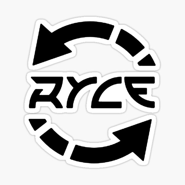 "Ryce logo" Sticker for Sale by rinwol | Redbubble
