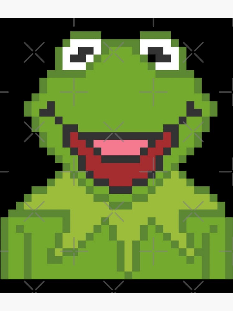 "Kermit The Muppets Pixel Character " Poster for Sale by ...