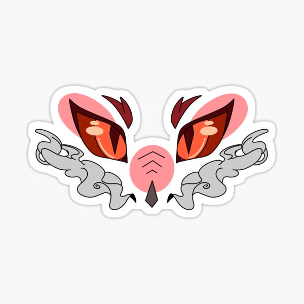 "Dragon Face (Red)" Sticker for Sale by Papaya-Dragon | Redbubble