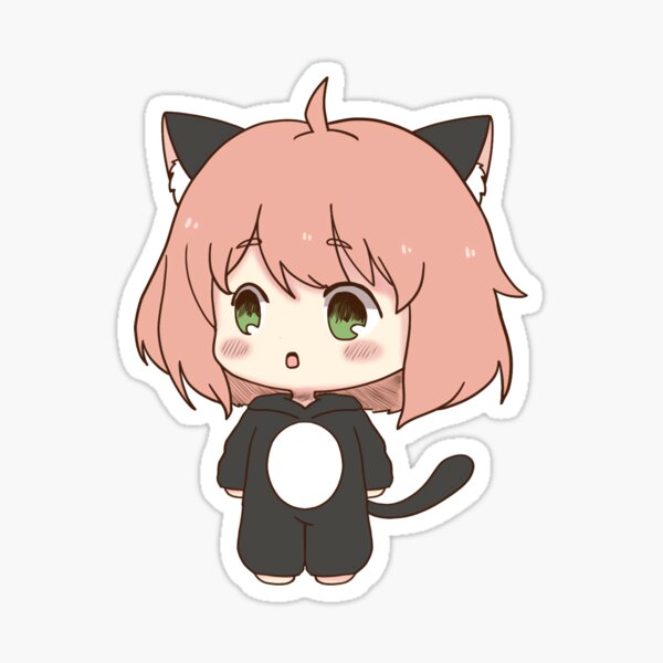 "Cute Cat Anya Spy X Family" Sticker for Sale by SteveForth | Redbubble