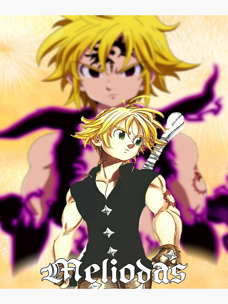 Meliodas The Seven Deadly Sins Art Sticker For Sale By Chetterubyzans Redbubble