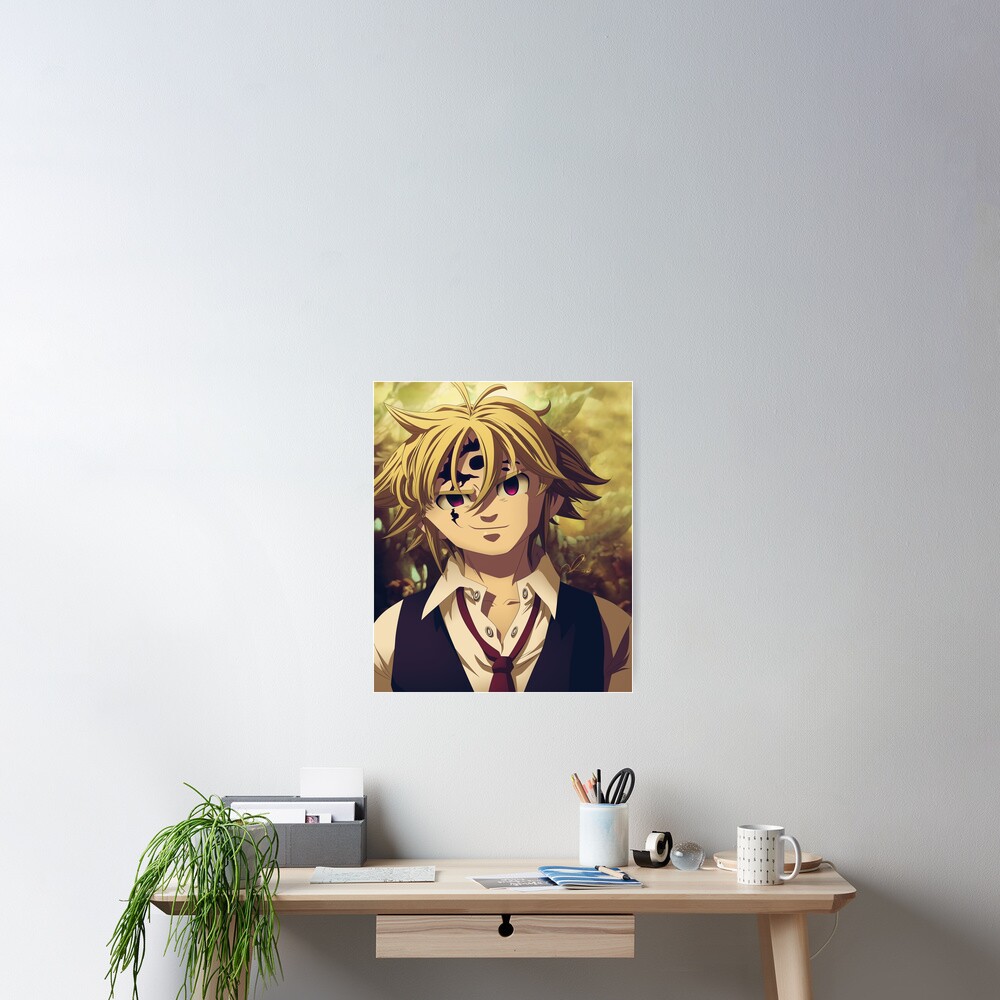 "the seven deadly sins meliodas art" Poster for Sale by chetterubyzans ...