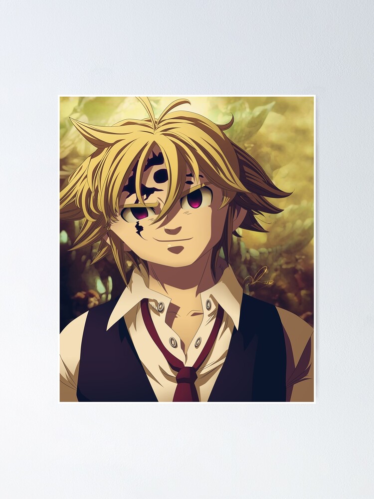 "the seven deadly sins meliodas art" Poster for Sale by chetterubyzans ...